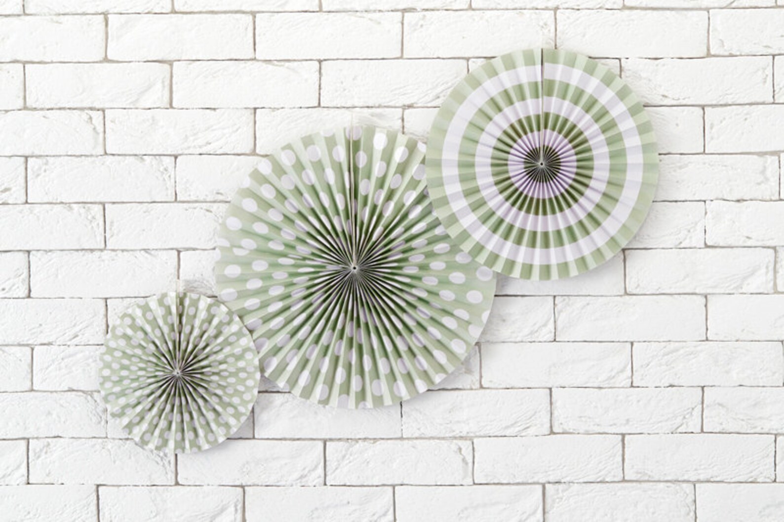 Elegant Hanging Paper Fans Pastel Pink 3 in Each Pack - Etsy UK