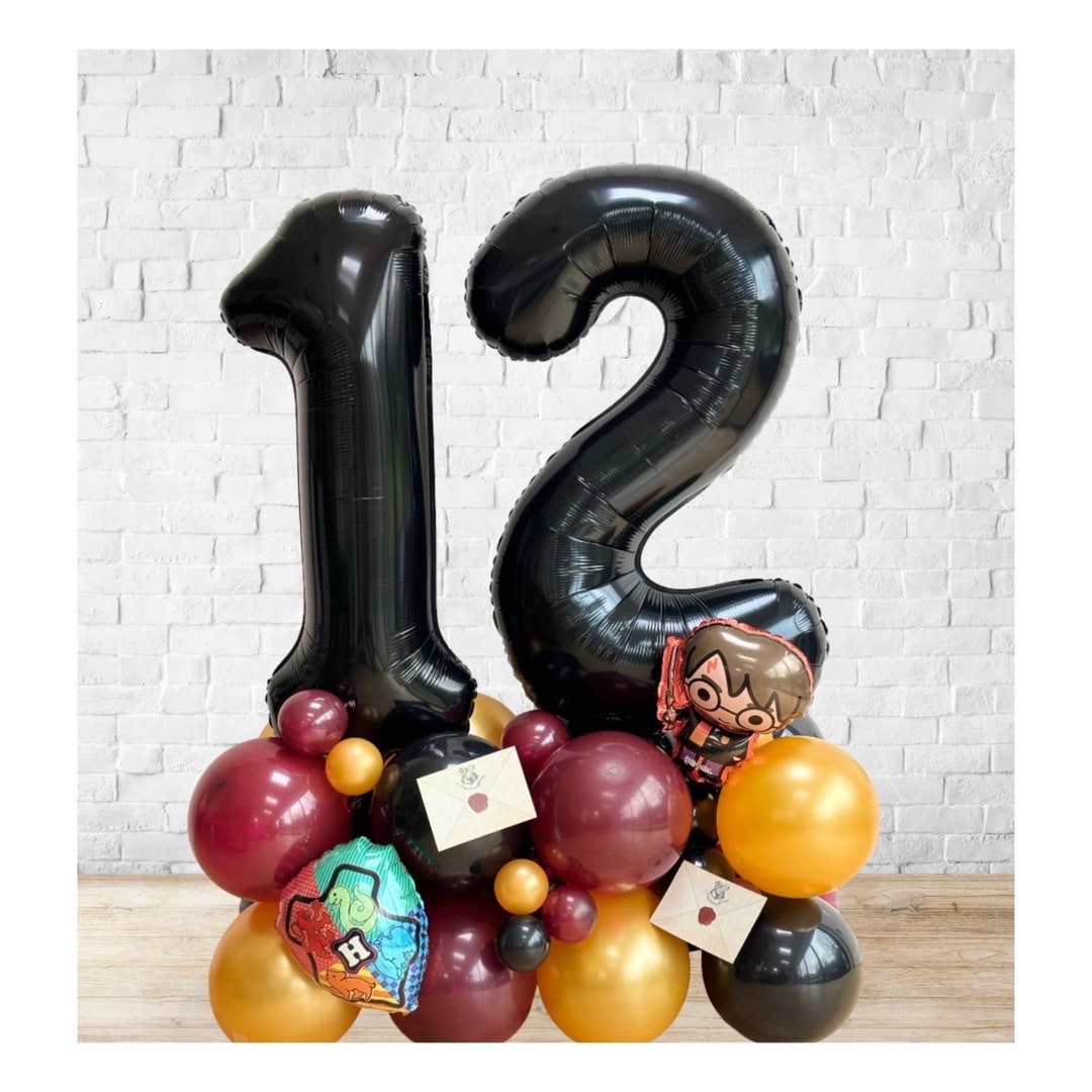 DIY Two Digits Wizard Balloon Sculpture, Wizard Kids Birthday Balloon ...