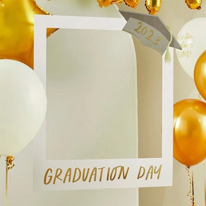 Graduation Photo Frame & Year Sticker Sheet, Graduation Party, New Grad ...