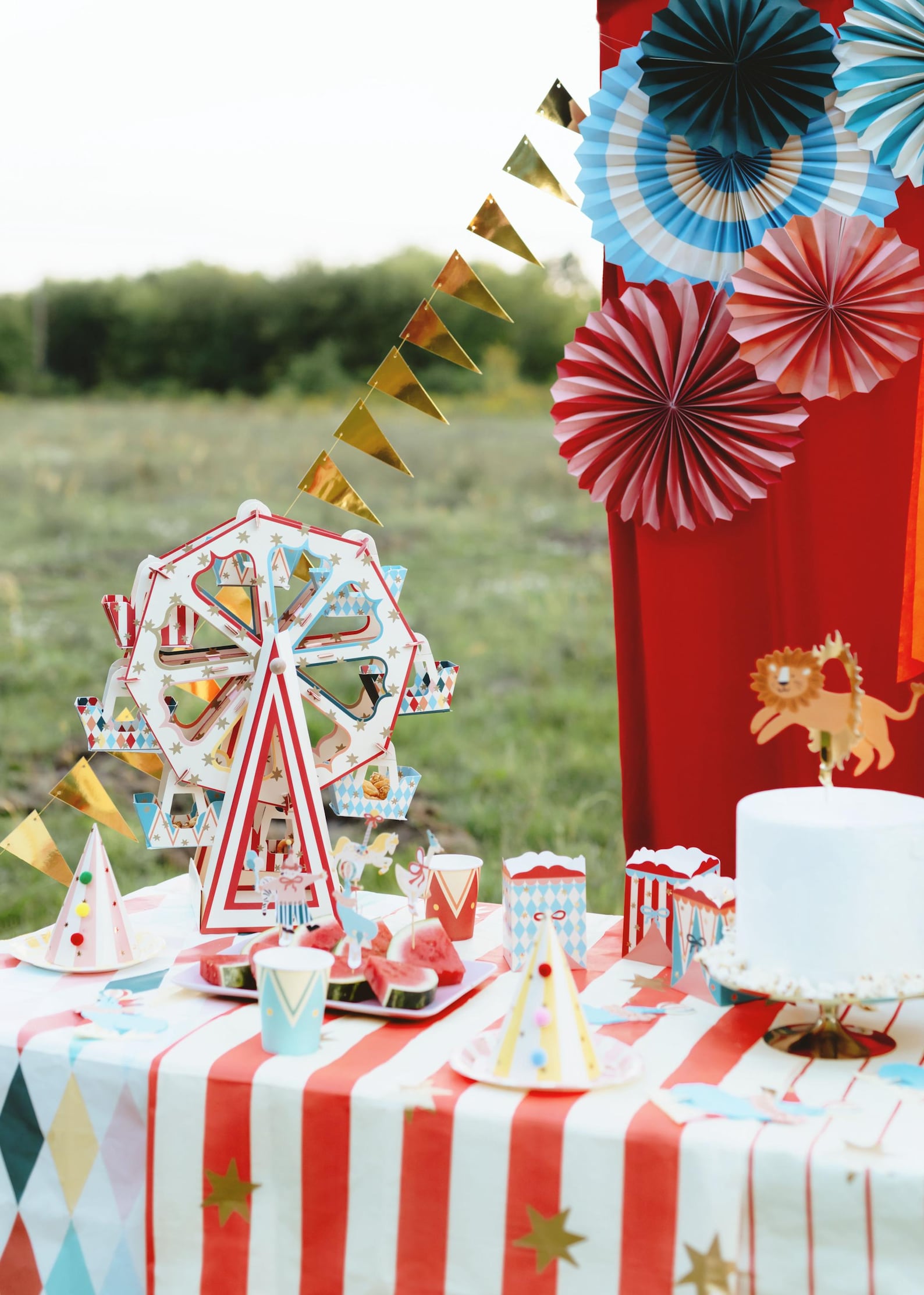 Circus Ferris Wheel Snack Stand, Circus Food Stand, Circus Themed Party ...