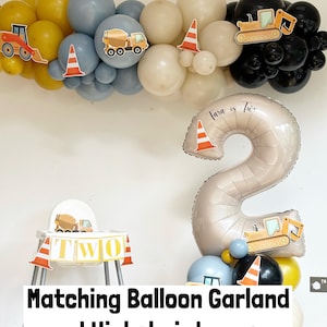 DIY Large 55" Construction Balloon Sculpture, Construction Themed ...