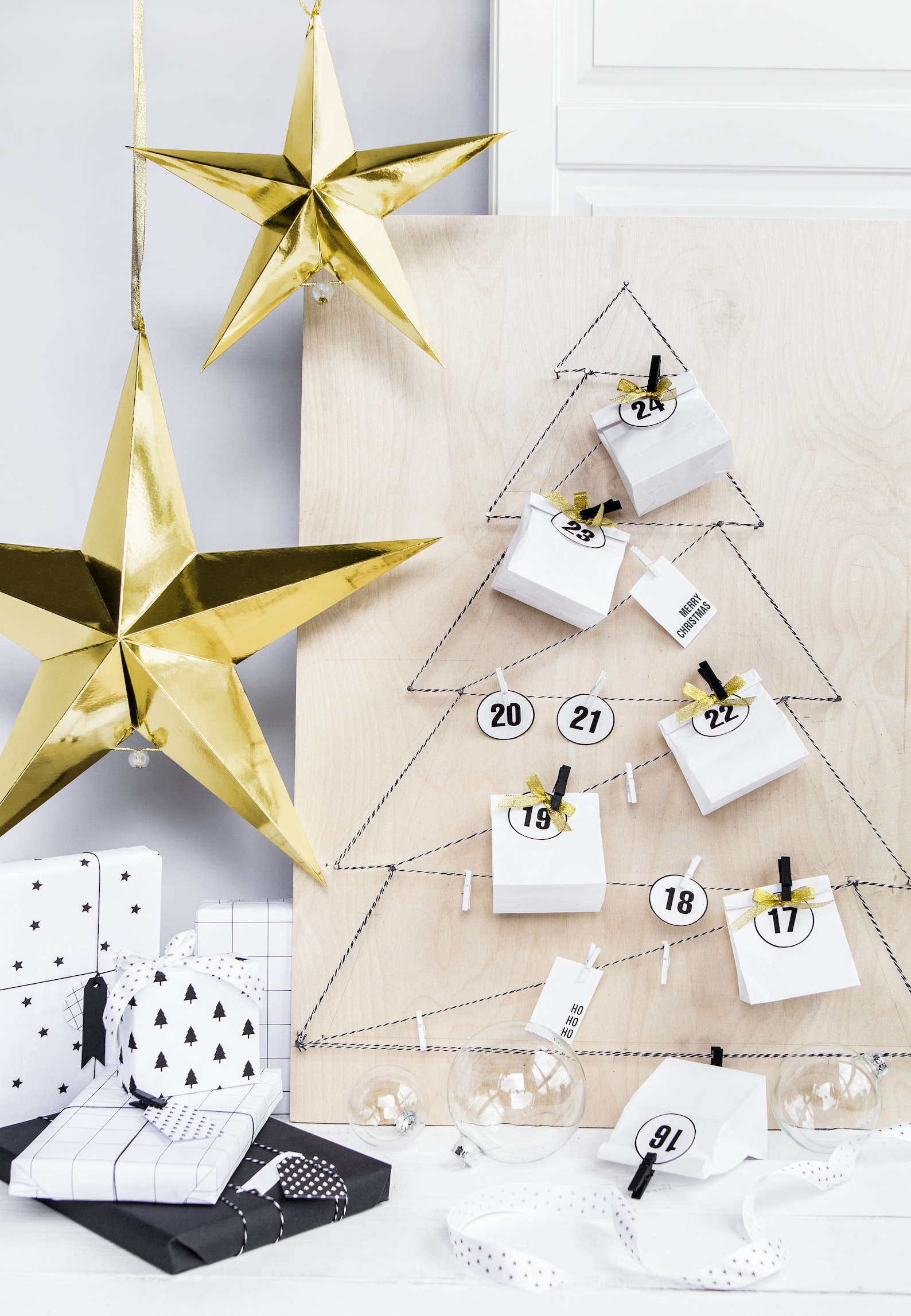 Gold Paper Stars DIY Star Decorations 3 Different Sizes - Etsy