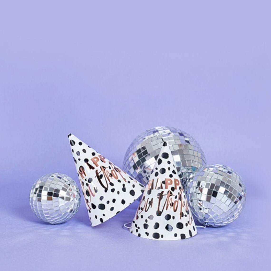 Cute Dalmatian Party Hats Black and White Spotty Party Hats - Etsy