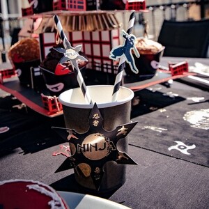 Awesome Ninja Food Picks, Set of 12, Ninja Cupcake Toppers, Ninja Food ...