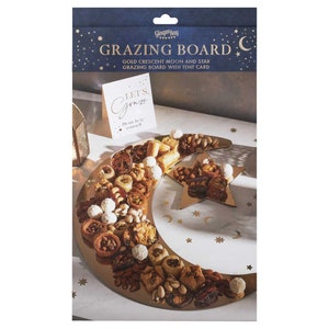 Eco Friendly White Crescent Moon Grazing Board, White Grazing Board ...