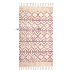 3X5 FEET Block Printed Area Rug - Etsy