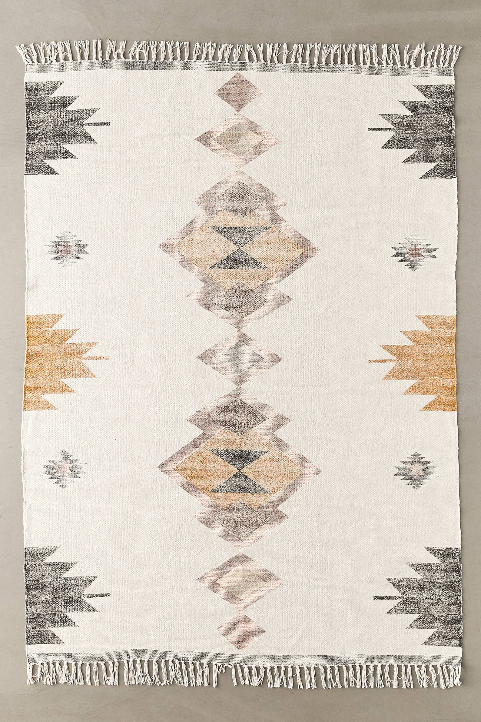 New 3x5 Feet Handmade Block Printed Indian Rug / Carpet / Kilim / Floor ...