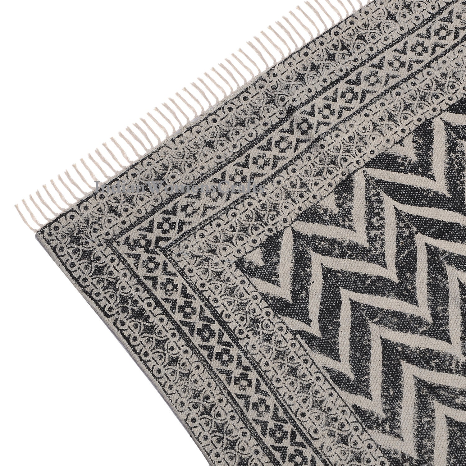 3X5 FEET Block Printed Area Rug - Etsy