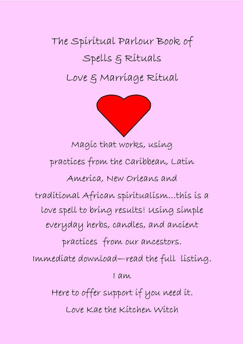Love Ritual Love Spell Fall in Love With Me Hoodoo Spell - Etsy