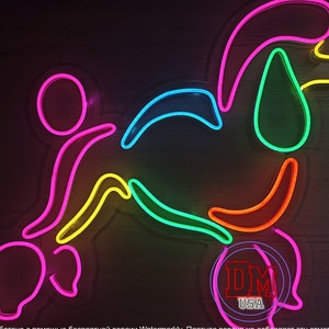 Dog Poodle Neon Sign, Poodle Breed Neon Sign, Poodle Lovers Neon Sign ...