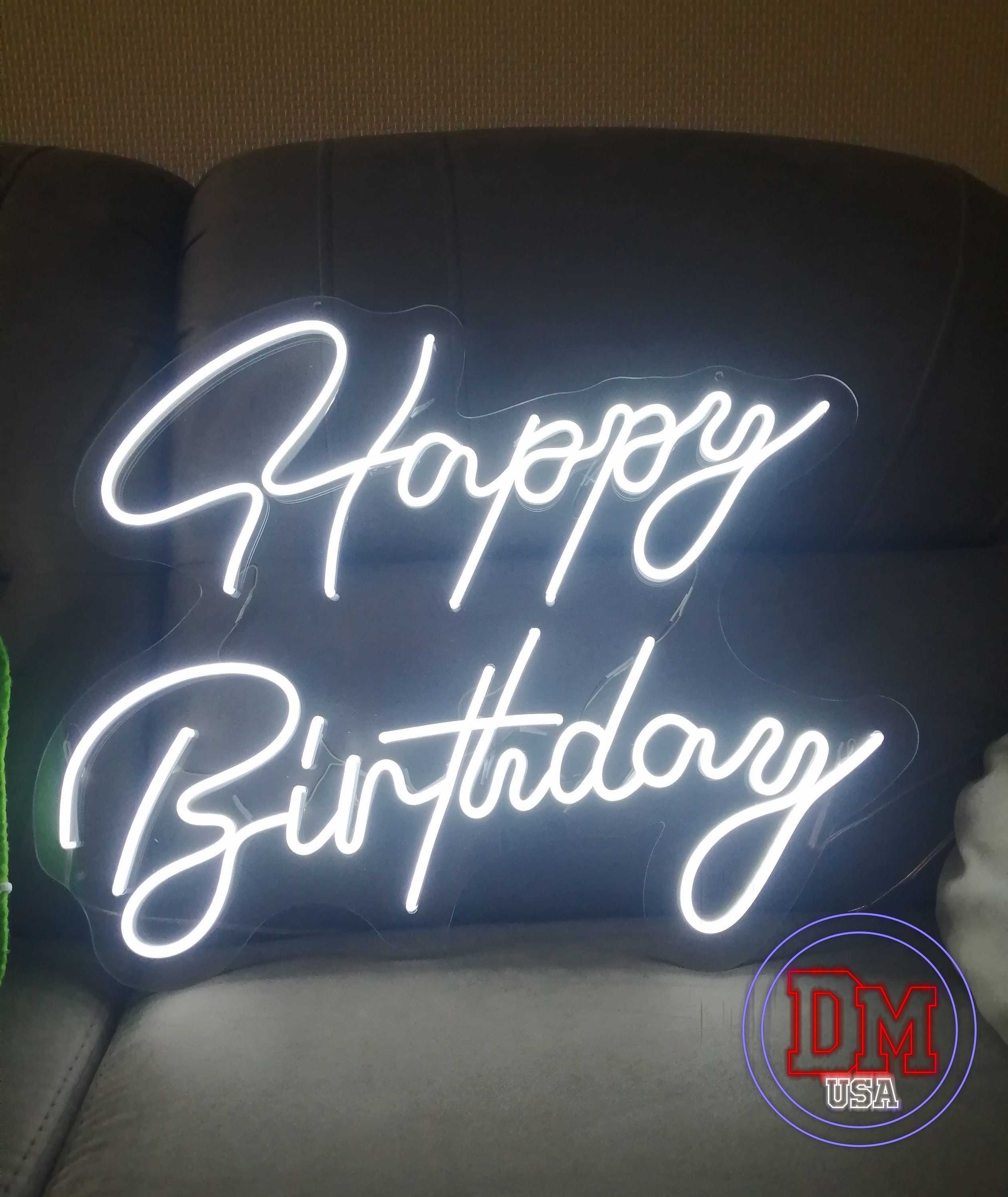 Happy Birthday Neon Sign, 21st Birthday Decor, Birthday Event Party ...