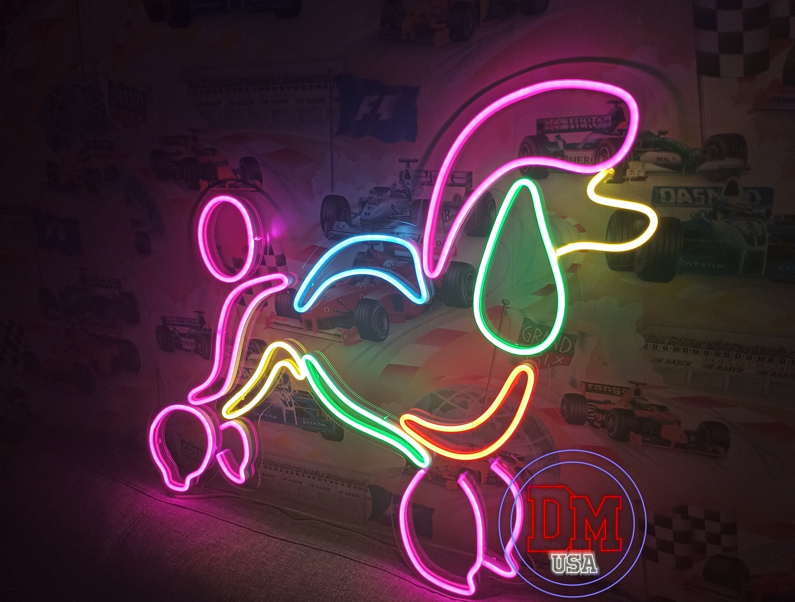 Dog Poodle Neon Sign, Poodle Breed Neon Sign, Poodle Lovers Neon Sign ...