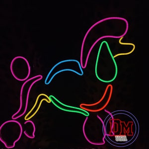 Dog Poodle Neon Sign, Poodle Breed Neon Sign, Poodle Lovers Neon Sign ...