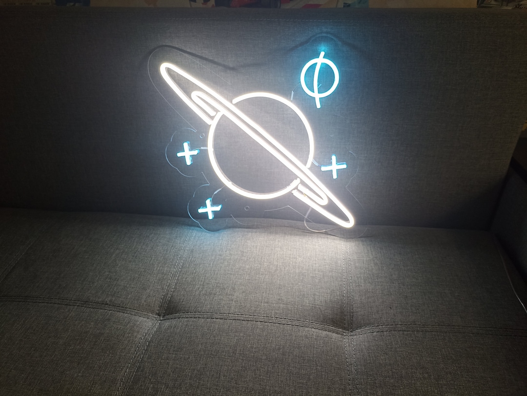 Neon Planet Sign, Saturn Neon Sign, Jupiter Neon Sign, Neptun Neon Sign ...