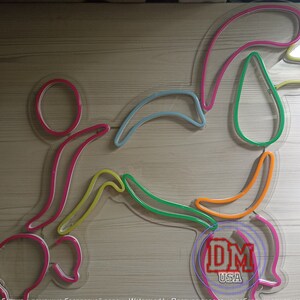 Dog Poodle Neon Sign, Poodle Breed Neon Sign, Poodle Lovers Neon Sign ...