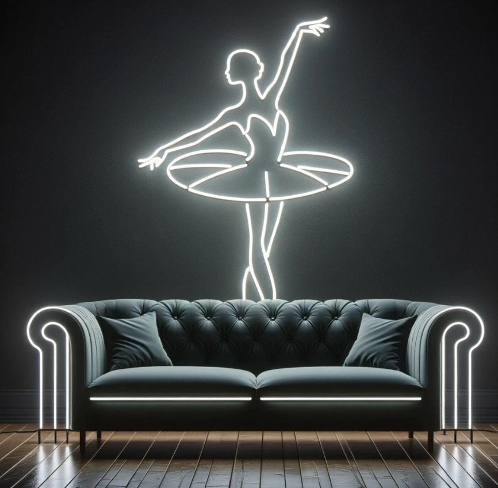 Ballerina Neon Sign, Neon Dancer Sign, Ballerina Neon Light, Neon ...