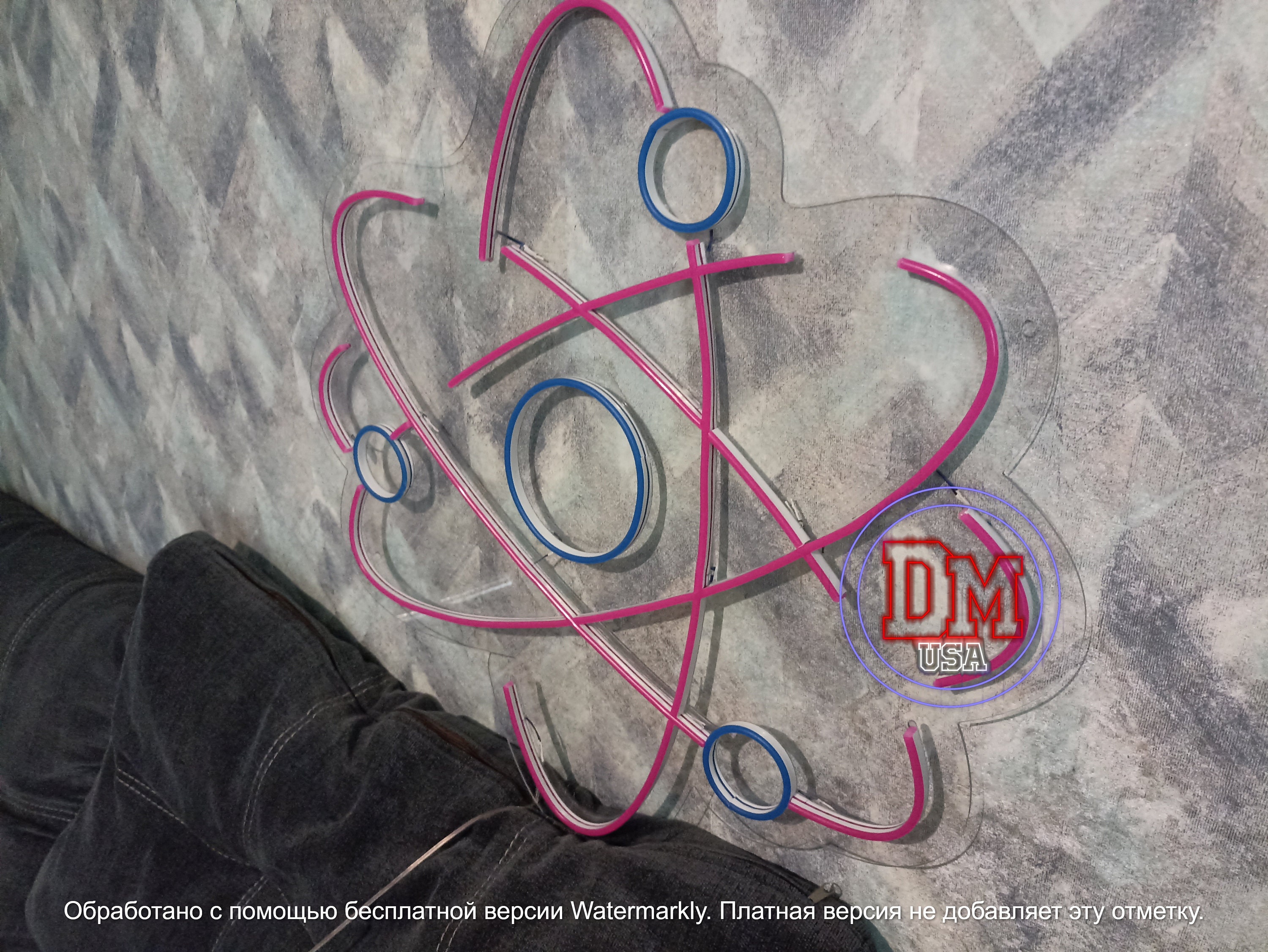 Neon Sign Atom ATOM Symbol Science LED Sign Neon Sign Atom - Etsy