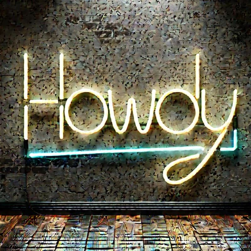 Howdy Sign - Etsy