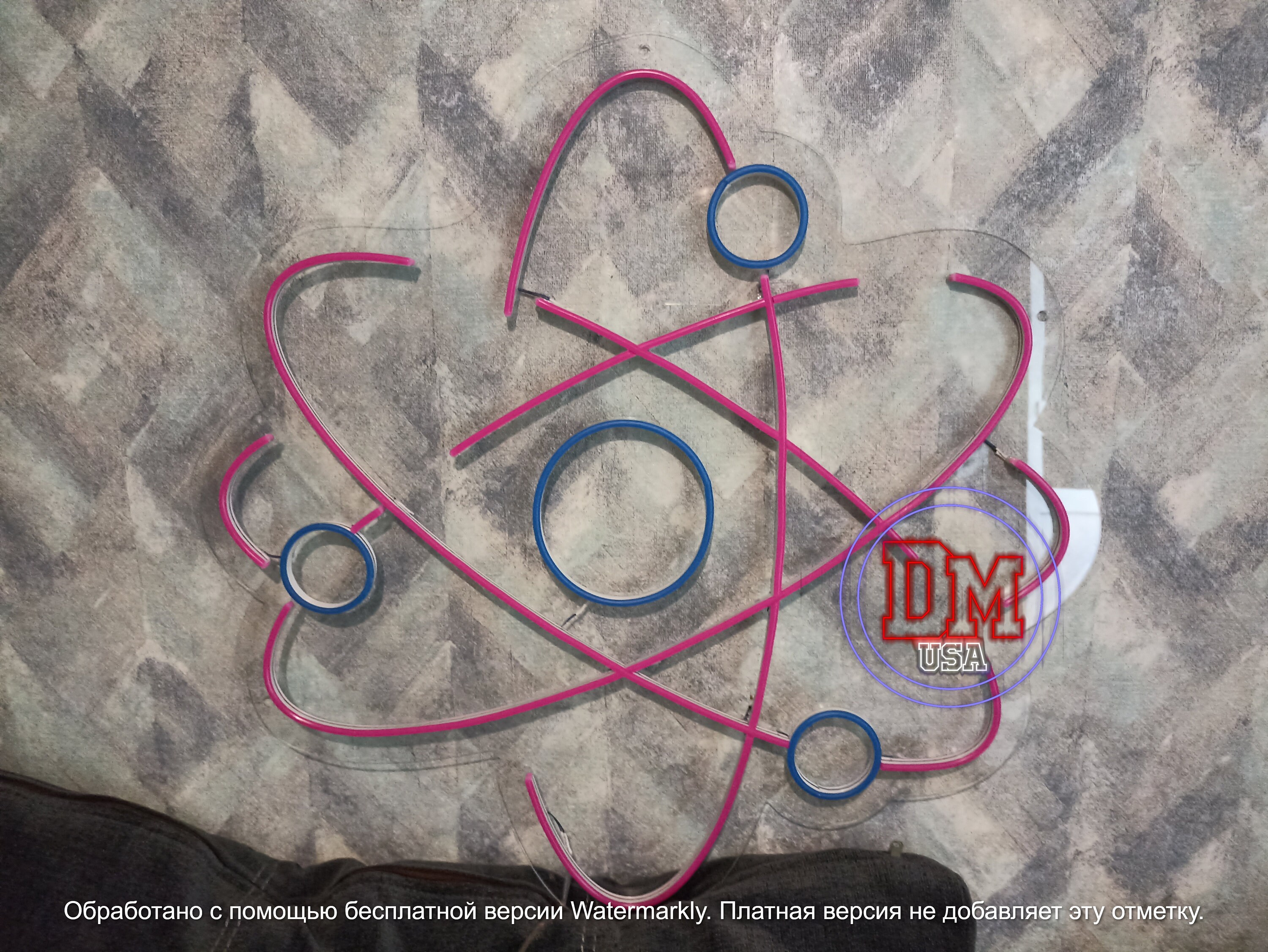 Neon Sign Atom ATOM Symbol Science LED Sign Neon Sign Atom - Etsy