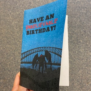 Mothman "have an Unbelievable Birthday" Card - Printable Legend of ...