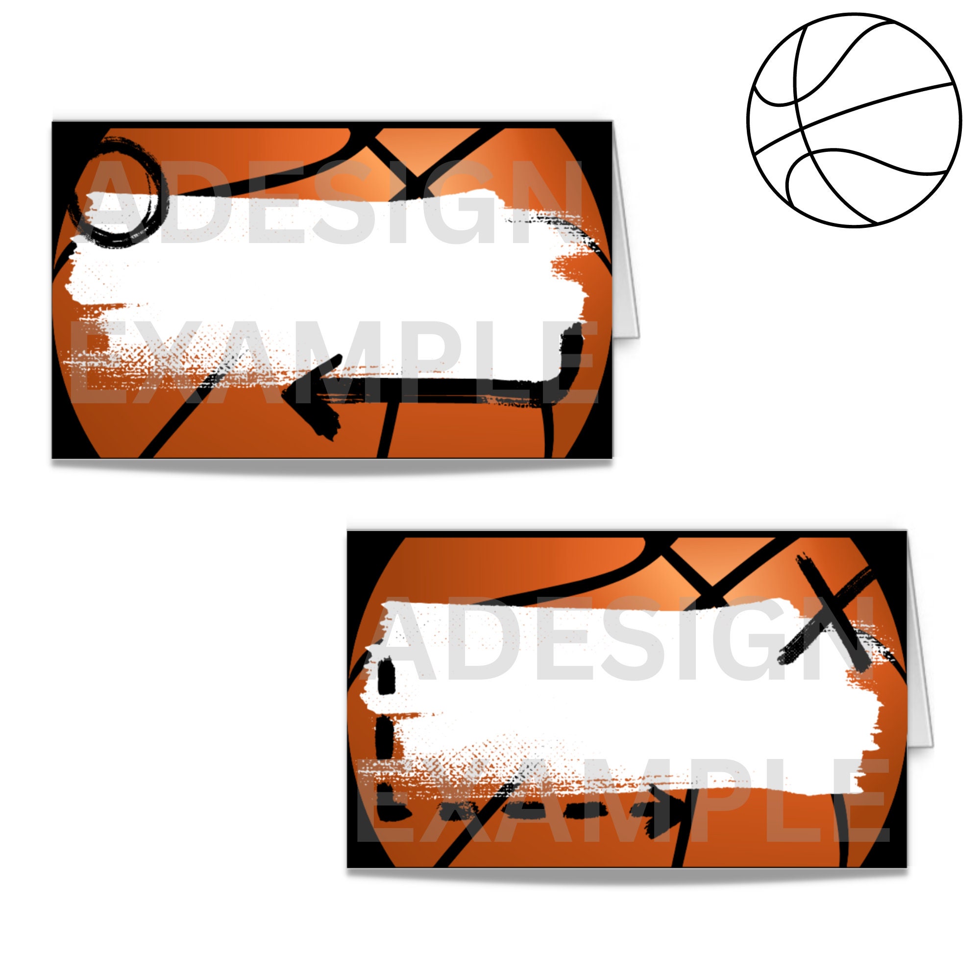 Basketball Game Day Food Labels, Basketball Buffet Label, Basketball ...