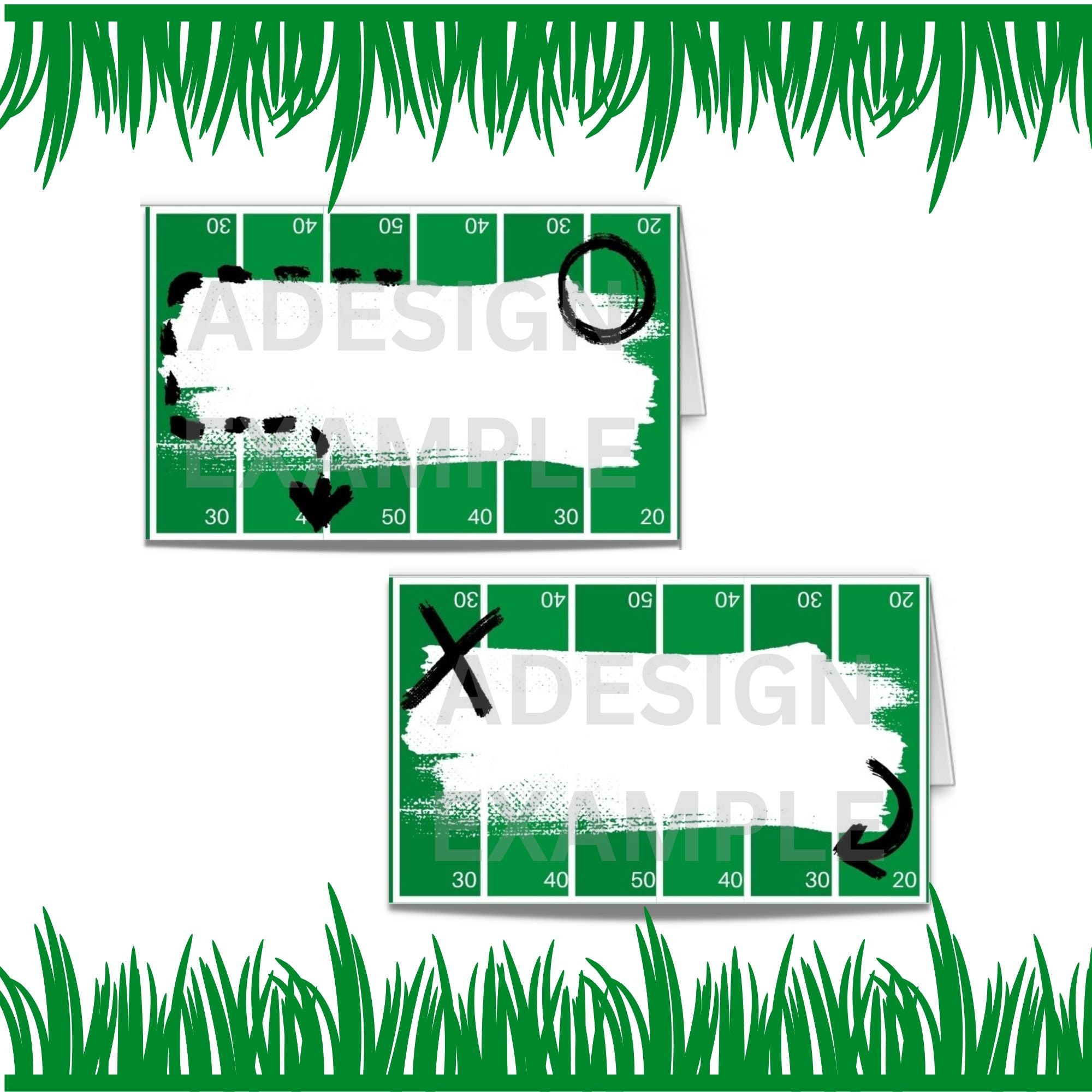 Football Game Day Food Labels: Buffet Cards (PDF) - Etsy