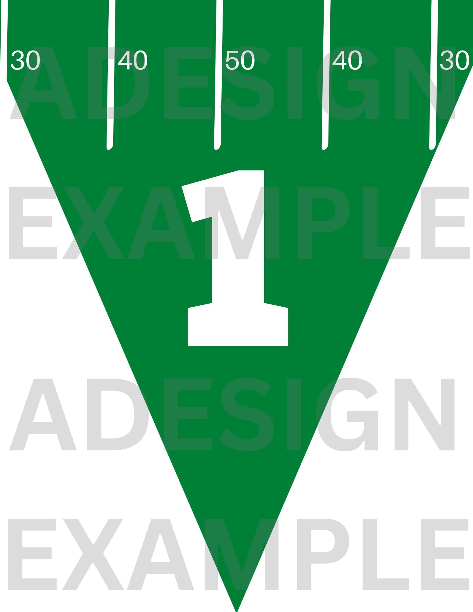 Printable Football Banner - Pennant Flags - Football Party Decor ...