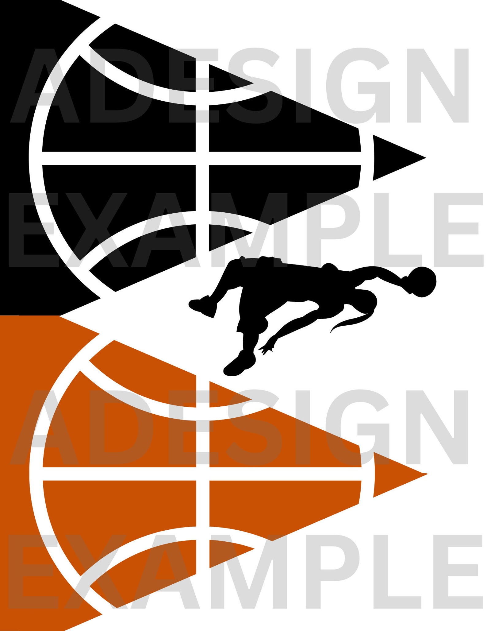 Printable Basketball Banner Pennant Banner Basketball Party Banner ...