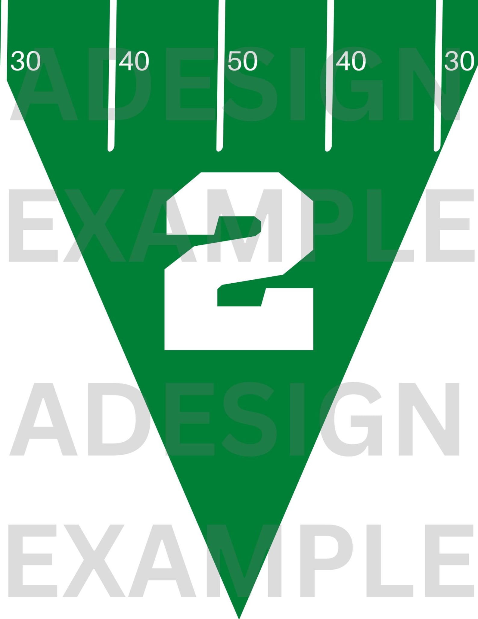 Printable Football Banner Pennant Banner Football Party - Etsy