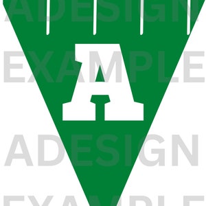 Printable Football Banner - Pennant Flags - Football Party Decor ...