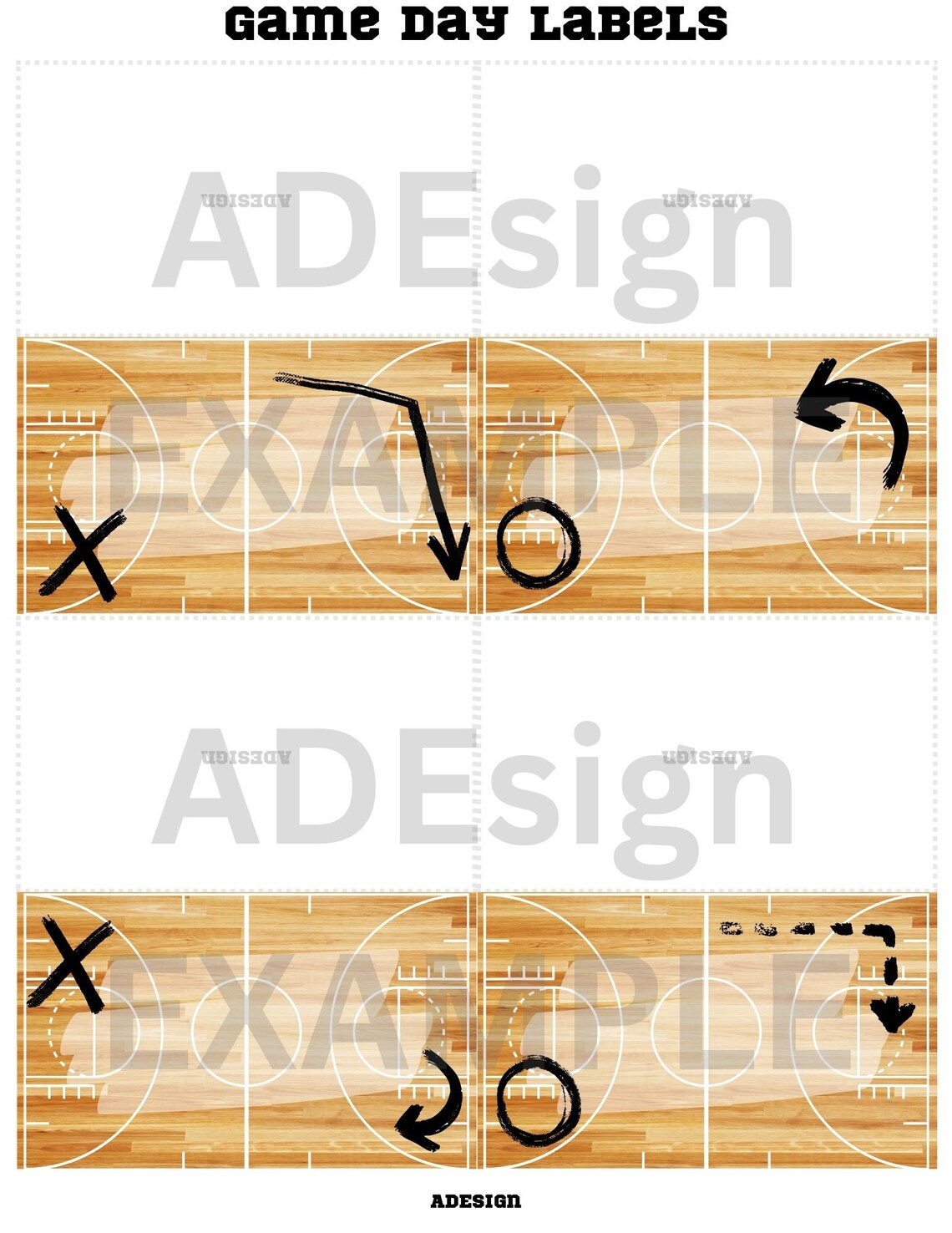 Basketball Game Day Food Labels, Basketball Buffet Label, Basketball ...