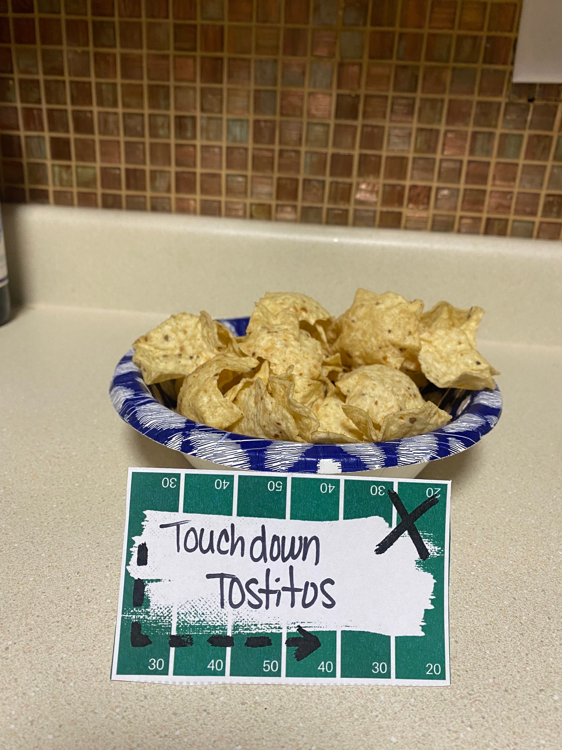Football Game Day Food Labels: Buffet Cards (PDF) - Etsy