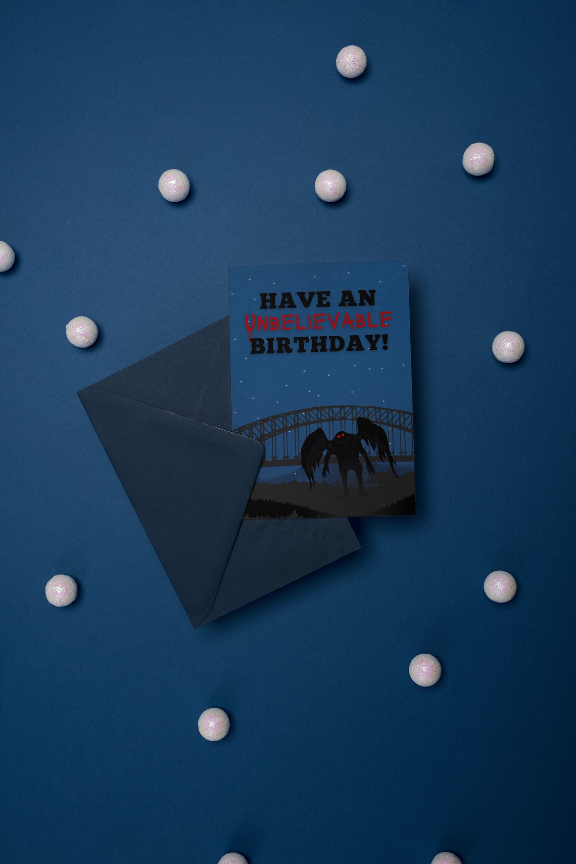 Mothman "have an Unbelievable Birthday" Card - Printable Legend of ...
