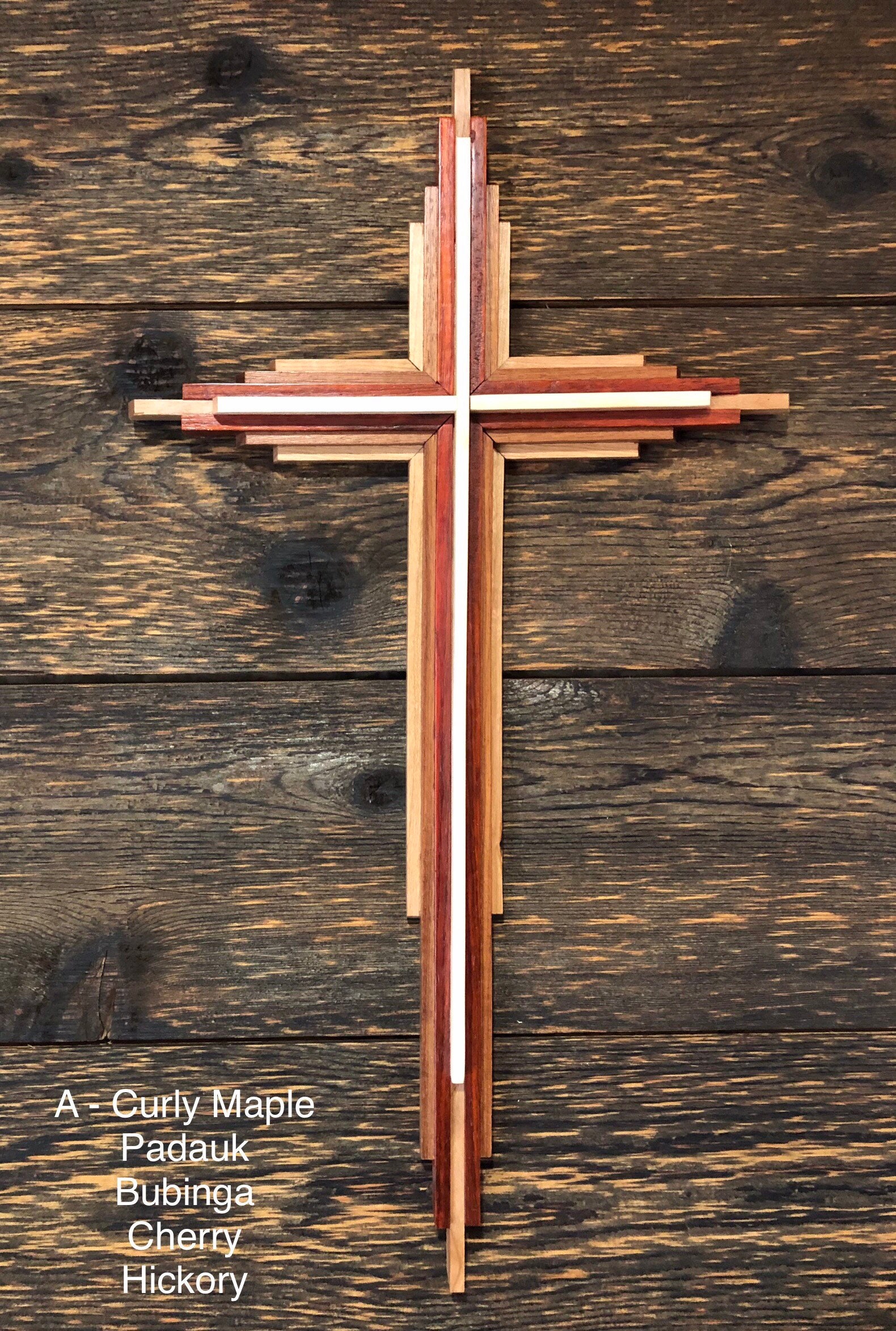 Rustic Layered Wood Cross - Etsy