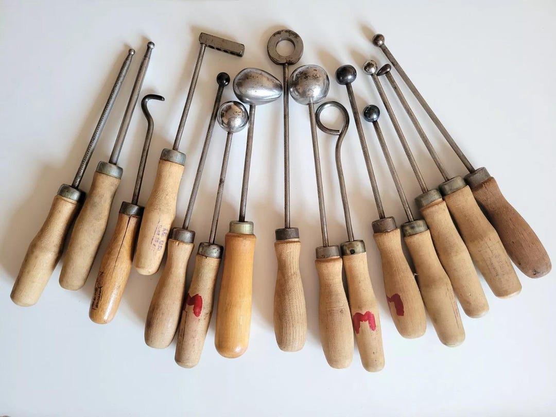 15 Vintage Millinery Flower Making Tools Wooden Supplies Hat Block ...