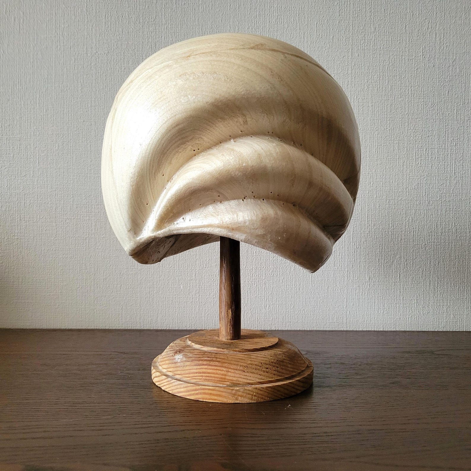 Beret Millinery Hat Block 90s Vintage Plastic Supplies Wood Form ...