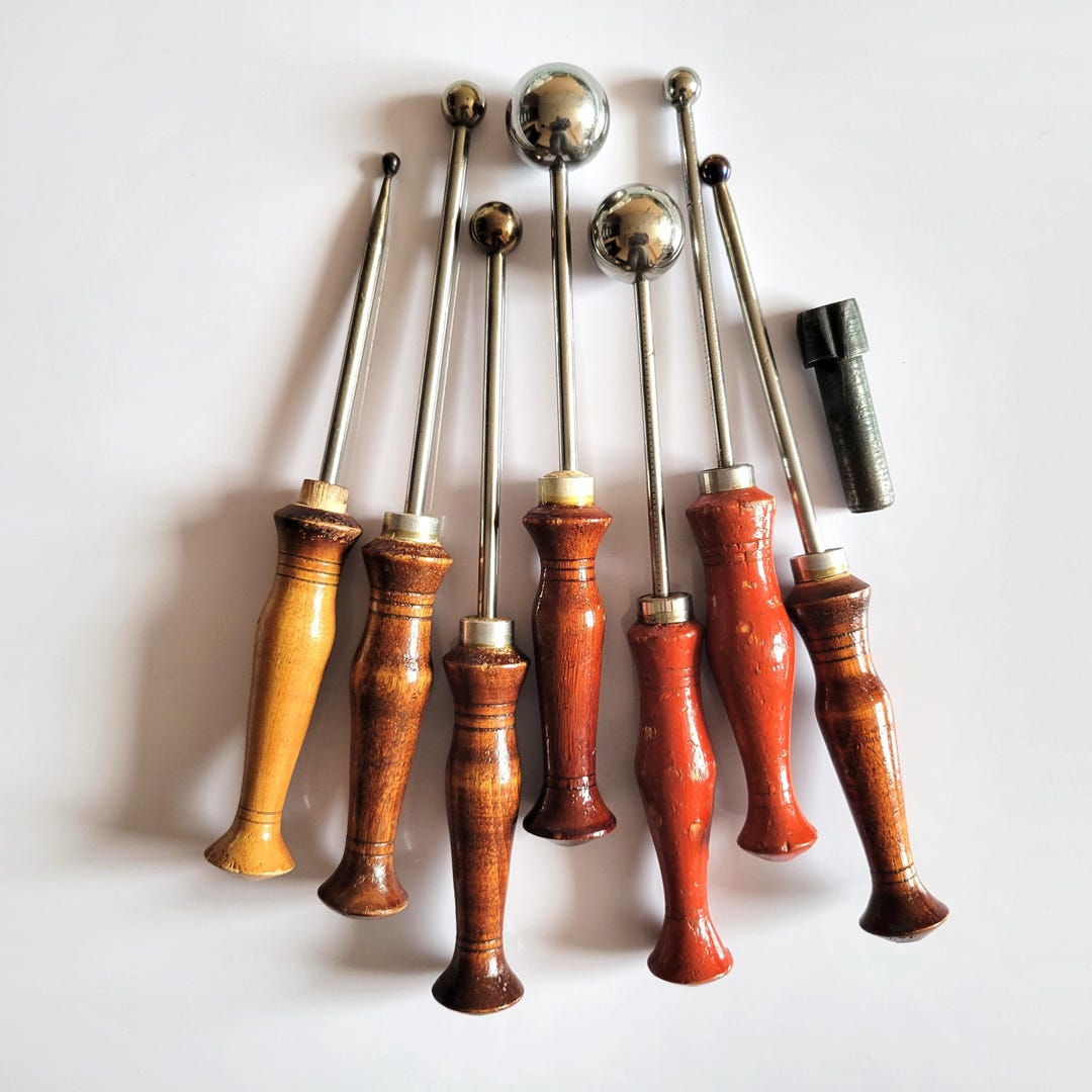 8 Vintage Millinery Flower Making Tools Wooden Supplies Hat Block ...