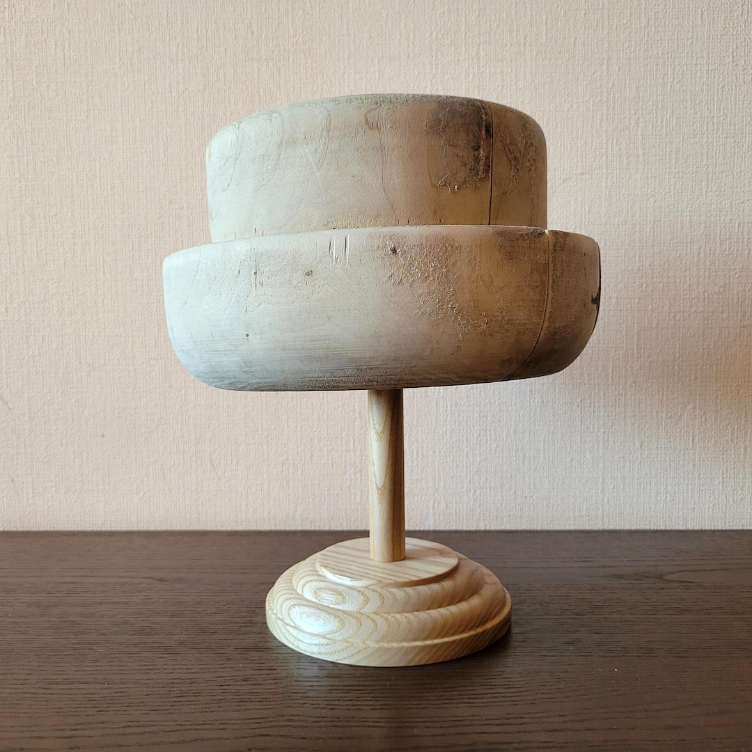 Millinery Hat Block Vintage Wooden Supplies Form Antique Mold Wood - Etsy