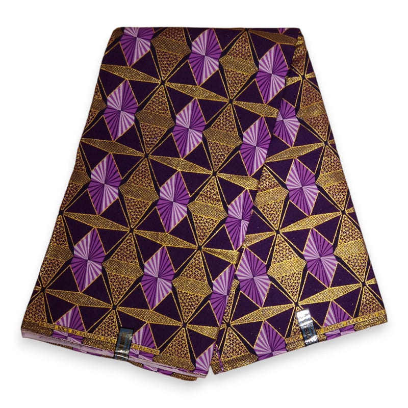 Purple African Fabric - Etsy