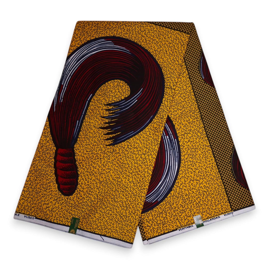 Vlisco Wax Hollandais - Yellow Broom VL00815-155 - African Wax Print ...