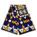 African Print Fabric Blue Yellow Samakaka / Samacaca angola Wax Print ...