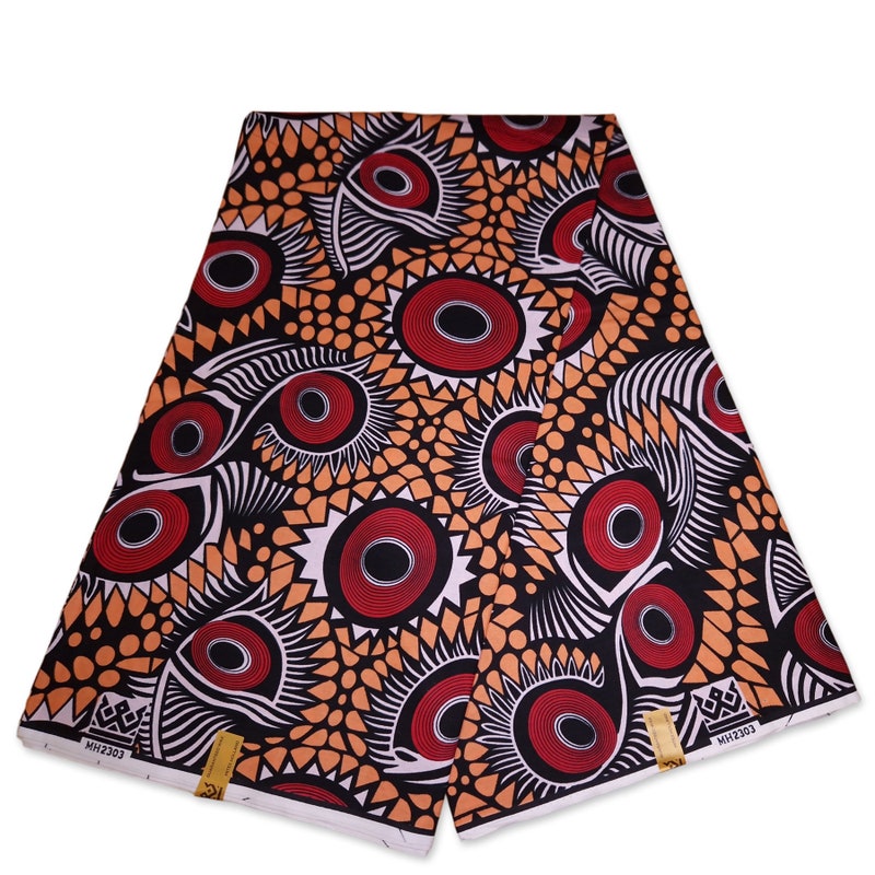 African Fabric Block - Etsy