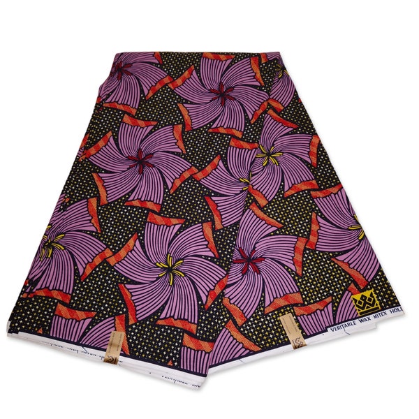 African Purple Fabric - Etsy