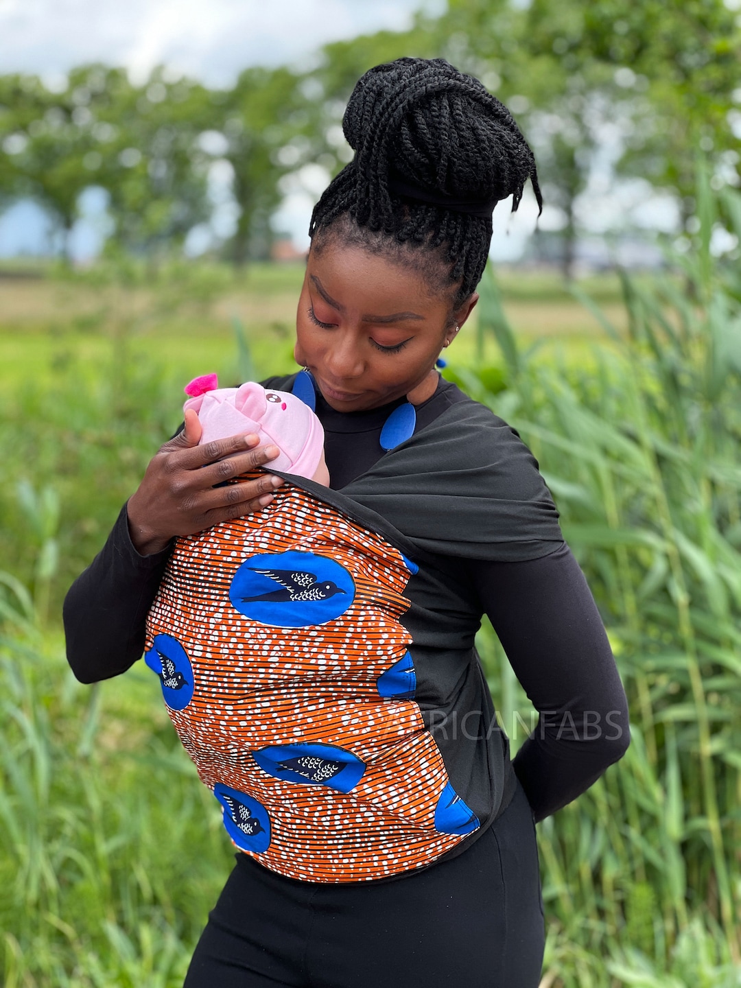 African Print Baby Carrier / Baby Sling / Baby Wrap / Ankara Baby ...