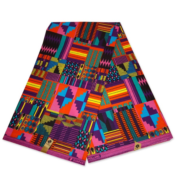 Purple African Fabric - Etsy