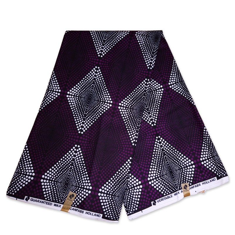 Purple African Fabric - Etsy