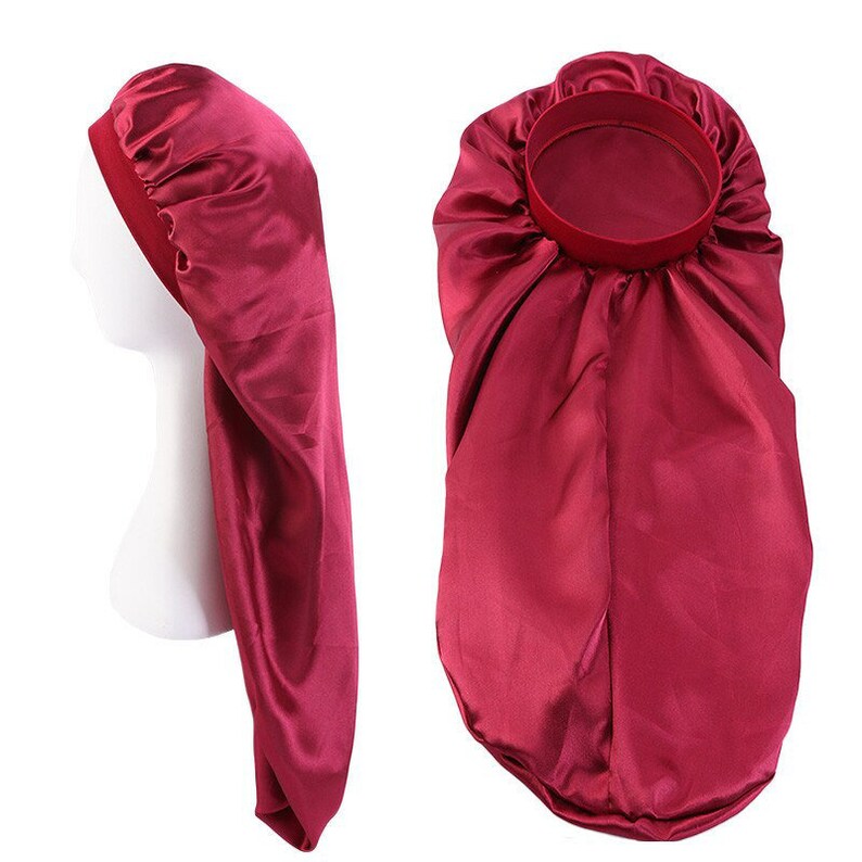 Satin Bonnet for Dreadlocks / Braids / Rasta Red Dreadsock / - Etsy