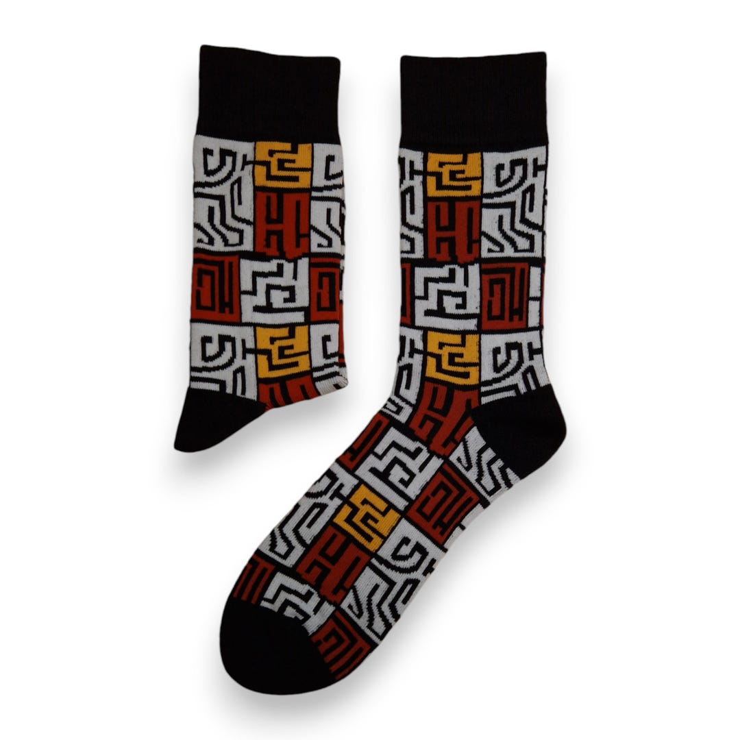 African Socks / Afro Socks - Kuba - African Print Socks - Etsy