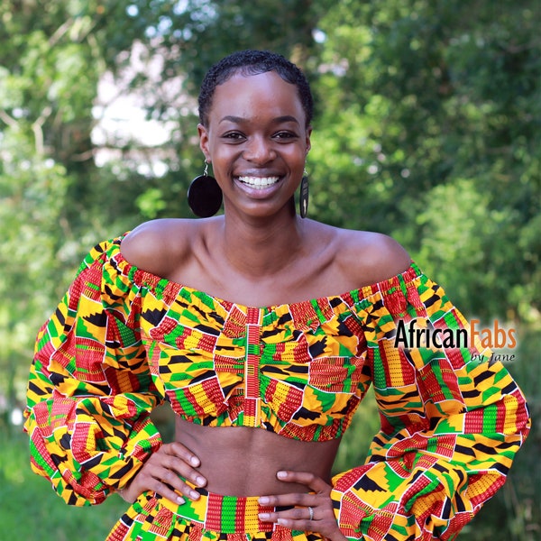 African Print Top Etsy