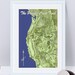 American Birkebeiner Map With Hills, Skate and Classic Trail, Water ...